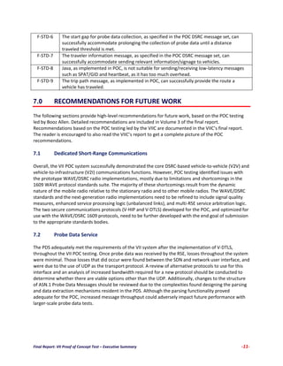 Vehicle Infrastructure Integration Proof-of-Concept Executive Summary | PDF