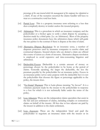 Claims Processing & Administration in General Insurance | PDF