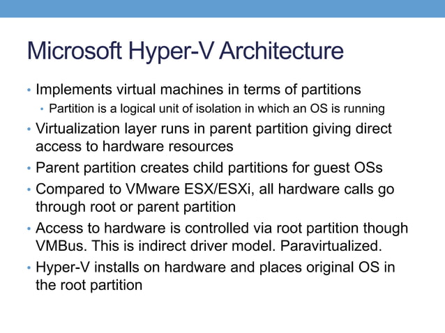 Hypervisors and Virtualization - VMware, Hyper-V, XenServer, and KVM | PDF
