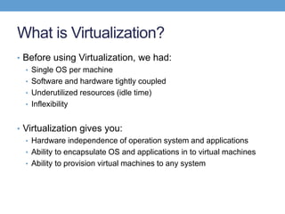 Hypervisors and Virtualization - VMware, Hyper-V, XenServer, and KVM | PDF