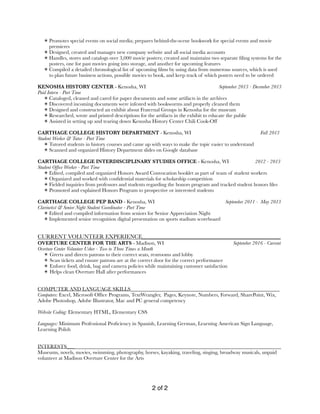 Resume - Alison Lange | PDF