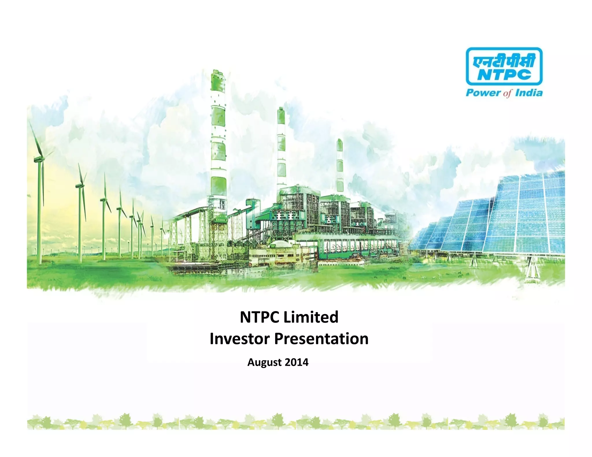 ntpc annual presentation | PDF | Power and Energy Industry | Industries