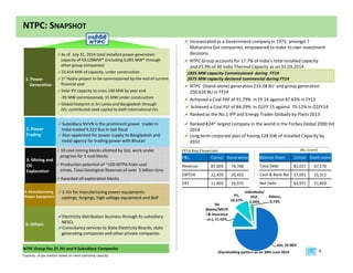 ntpc annual presentation | PDF | Power and Energy Industry | Industries