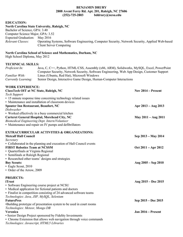 Resume | PDF | Computer Software and Applications | Computing