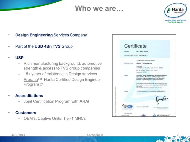 Harita Techserv_Corporate Profile | PPT