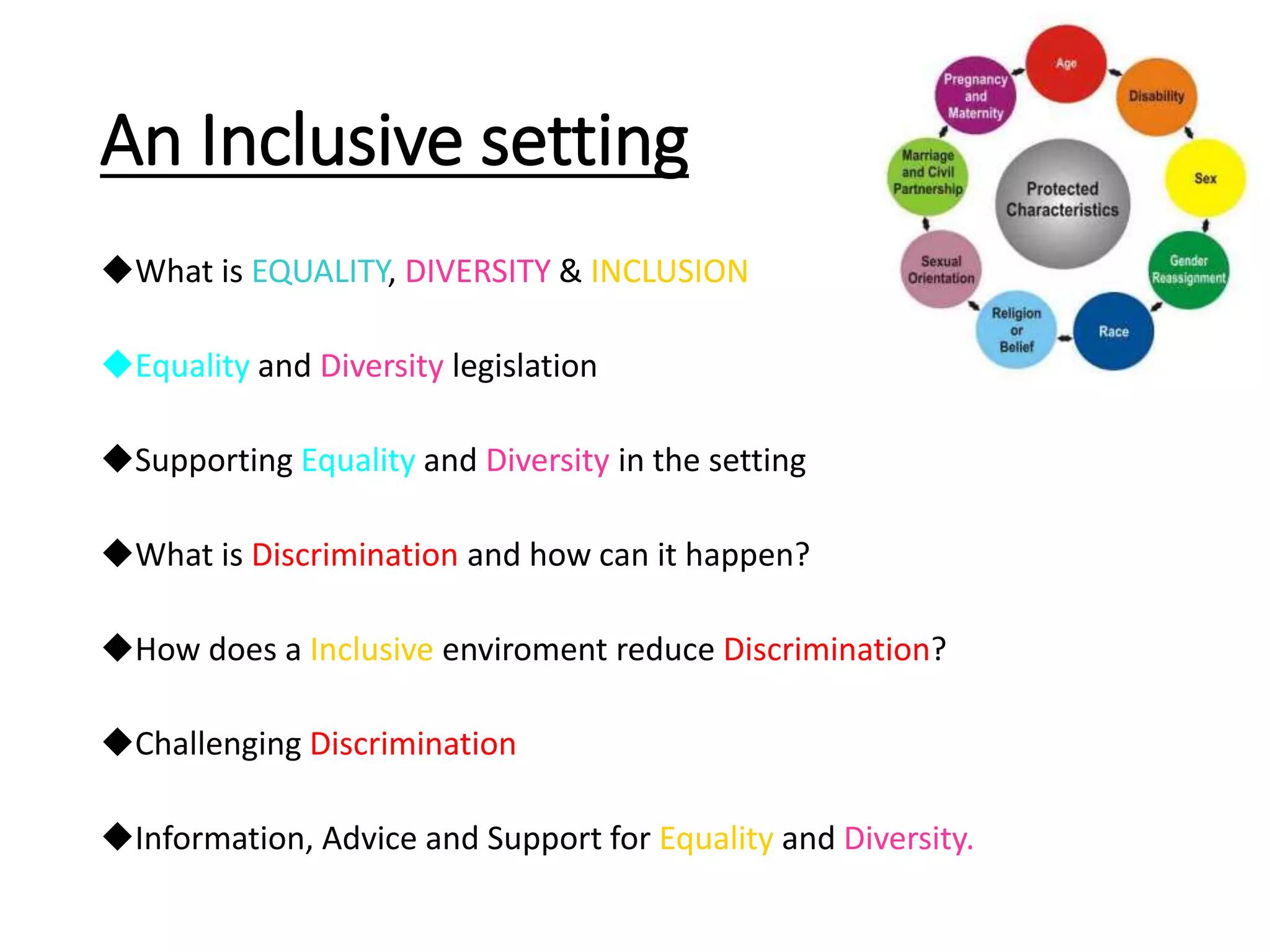 inclusive setting presentation completes | PPTX