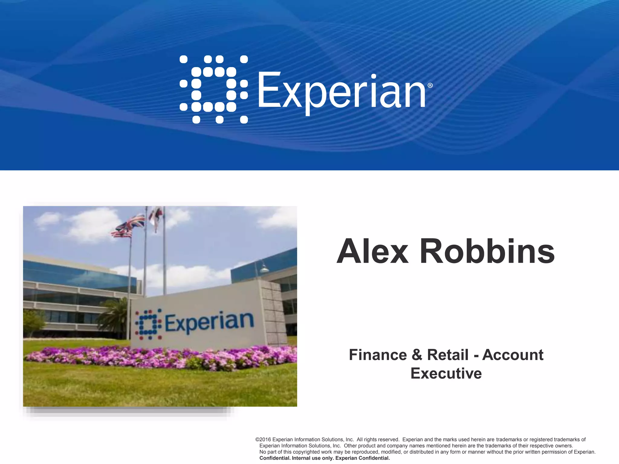Alex Robbins - Experian | PPTX