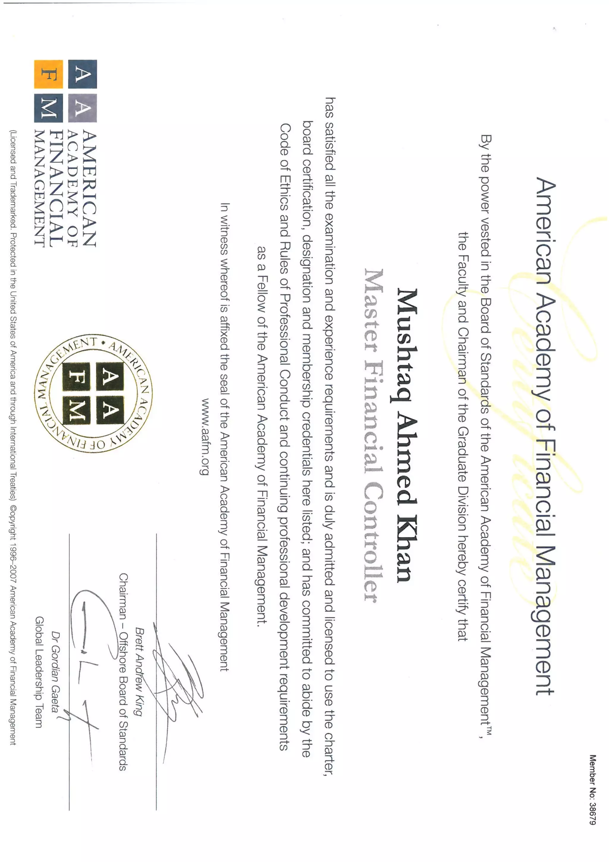 Master Financial Controller | PDF