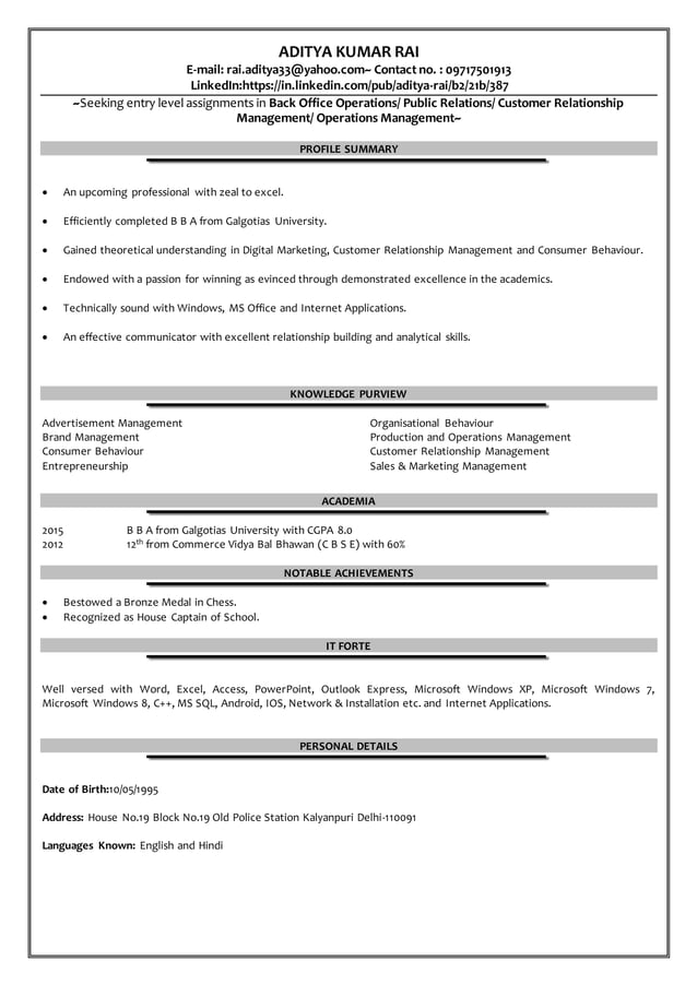 Aditya Kumar Rai | DOCX