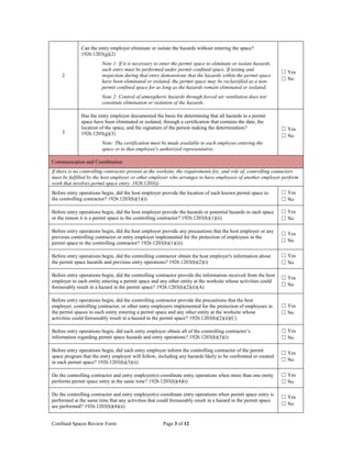 Construction Confined Spaces | PDF