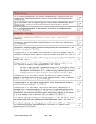 Construction Confined Spaces | PDF