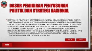 Politik dan strategi | PPTX