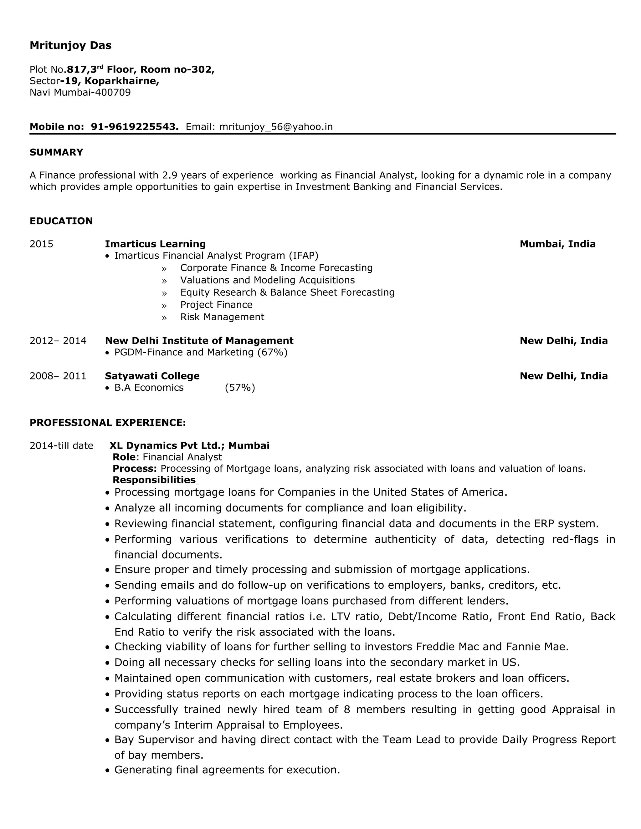 Mritunjoy Das Resume 2 PDF mritunjoy-das-resume-2-pdf