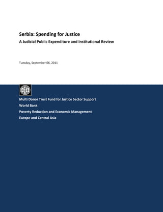 Serbia Expenditure Review | PDF