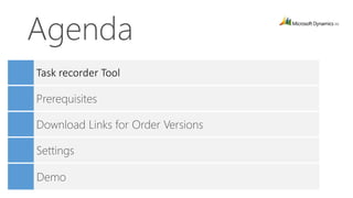 Task Recorder Control | PPT