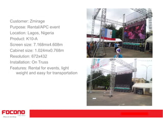 Rental LED Screen Projects | PDF