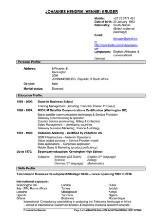 Resume_HKruger_2016 | PDF