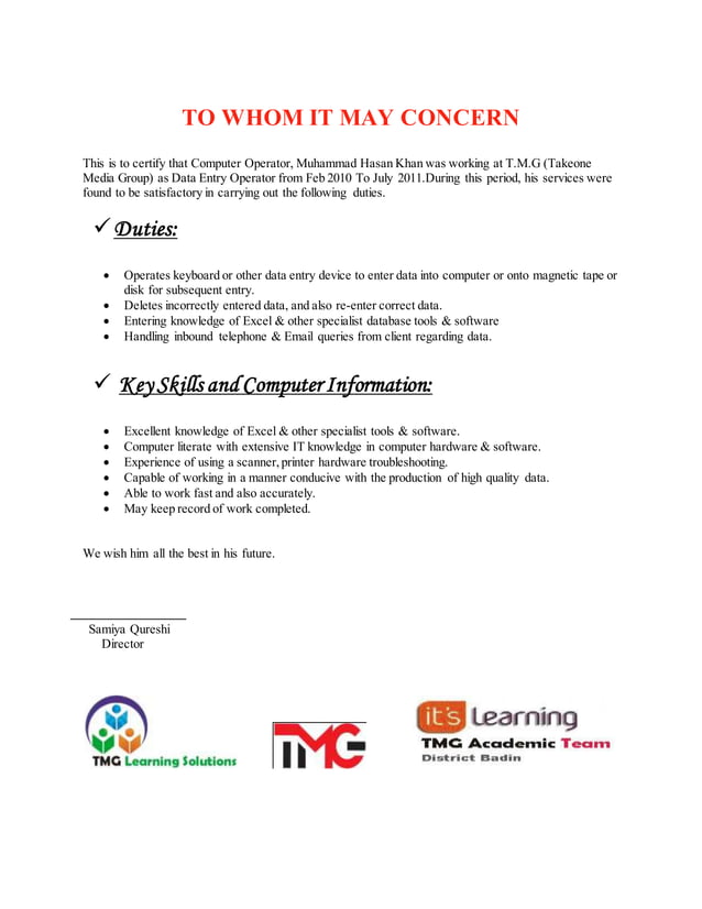 Data Entry Certificate SIND COMPUTER | DOCX | Computing | Technology & Computing