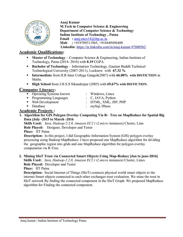 Anuj_CV | PDF