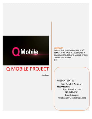 Q mobile project | PDF