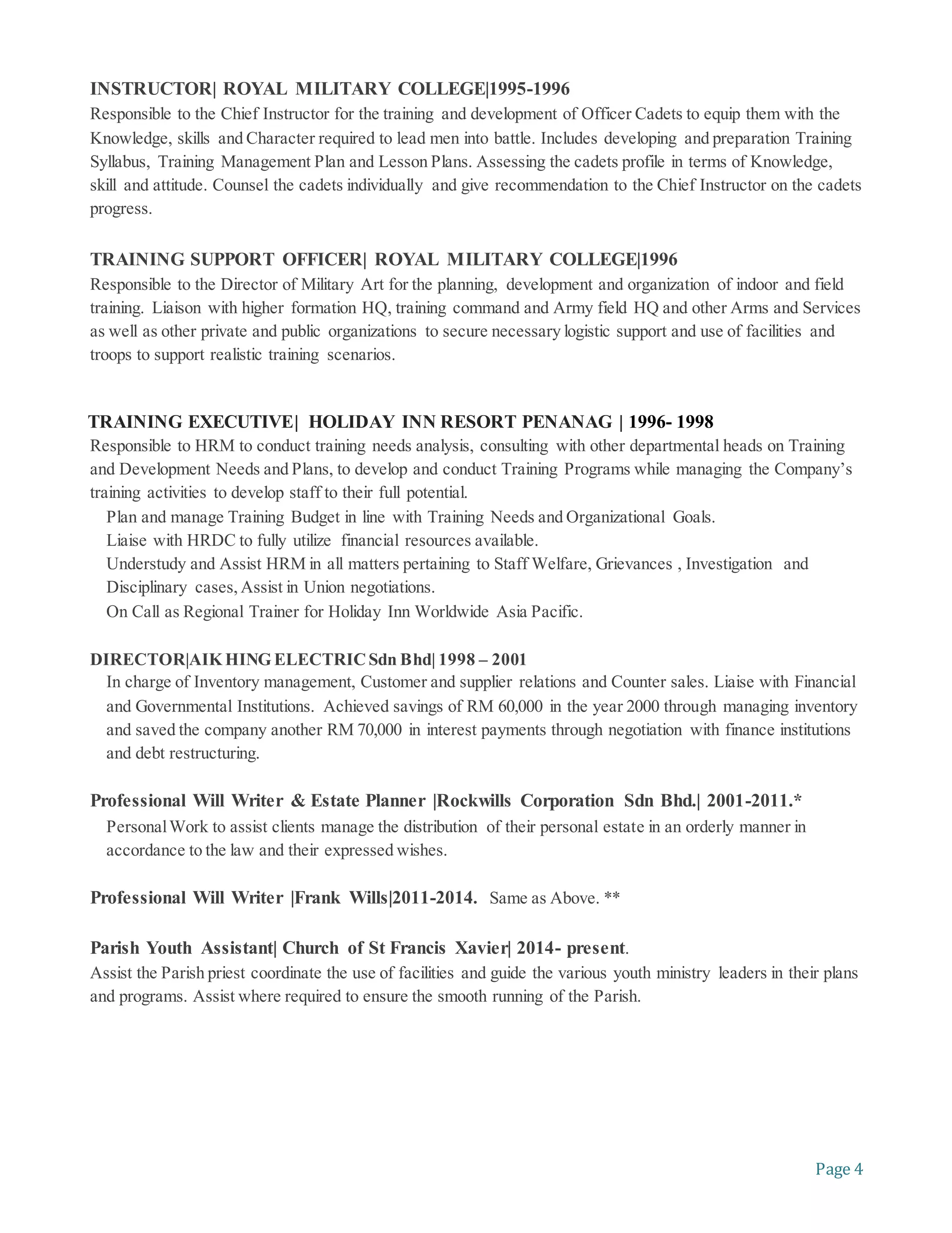 Frank CV 2016 | DOCX