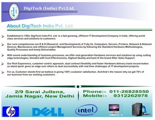 Digitech Profile | PPT