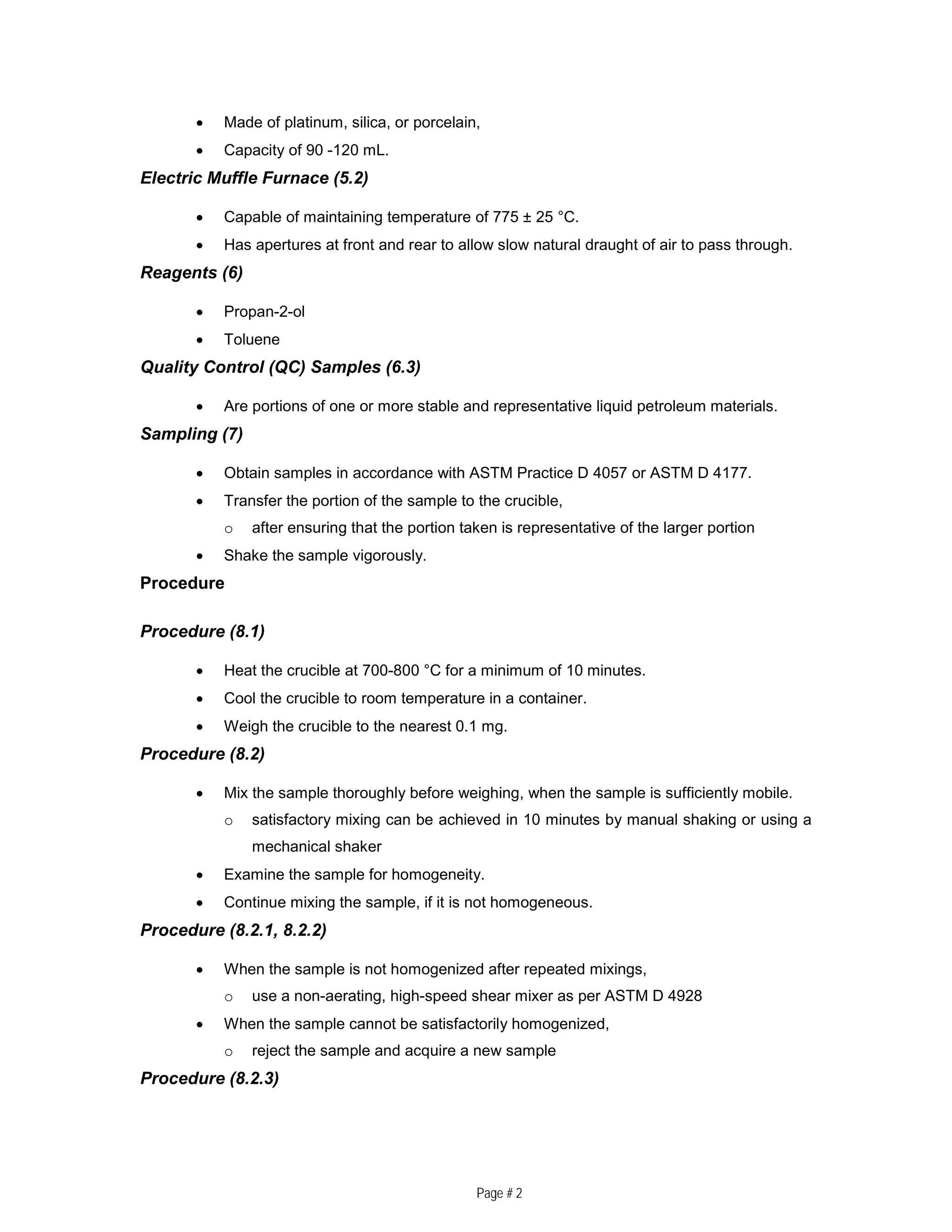 ASTM D482 test method | PDF