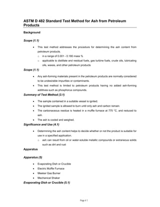 ASTM D482 test method | PDF