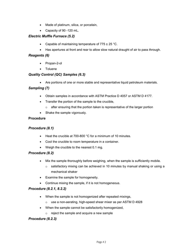 ASTM D482 test method | PDF
