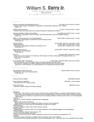 William Curry Resume January 2016 | PDF