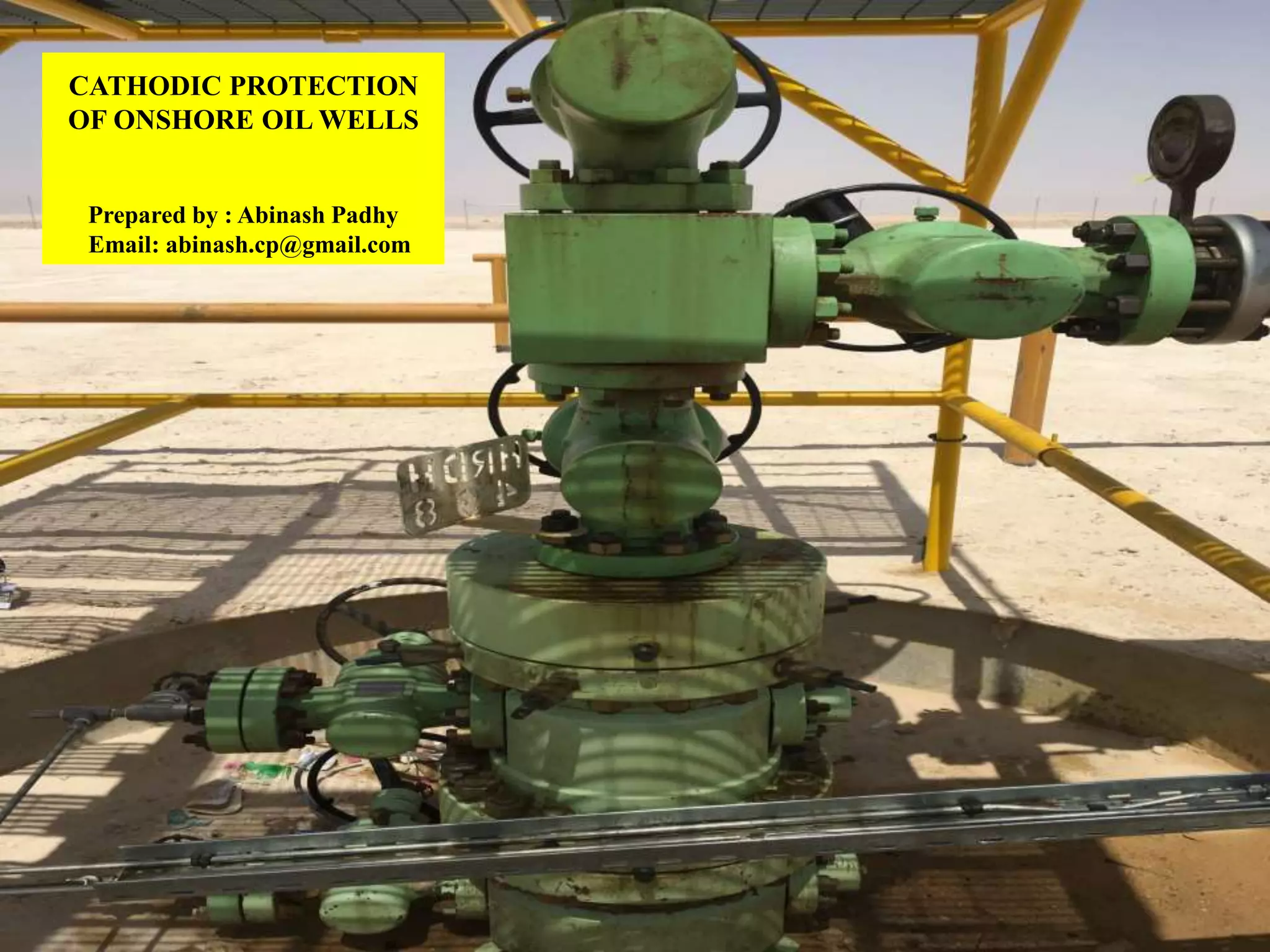 Cathodic Protection For Oil Wells | PPTX