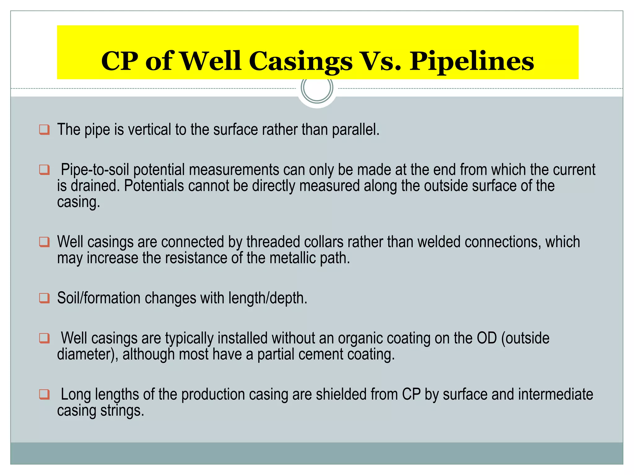 Cathodic Protection For Oil Wells | PPTX