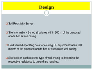 Cathodic Protection For Oil Wells | PPTX