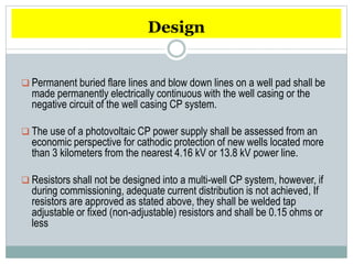 Cathodic Protection For Oil Wells | PPTX