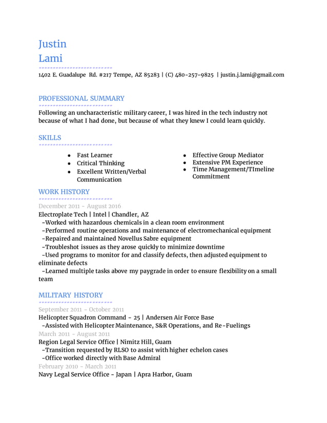 Expanded Resume | PDF