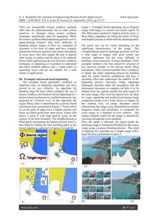 Image Inpainting | PDF