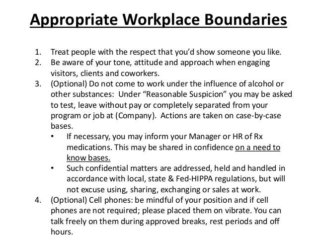 EE Workplace Boundaries