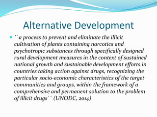Alternative Development | PPTX