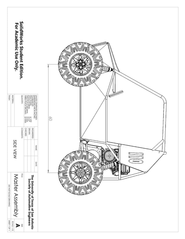 2015 UTSA Baja SAE Design Report | PDF | Performance Cars | Auto Type
