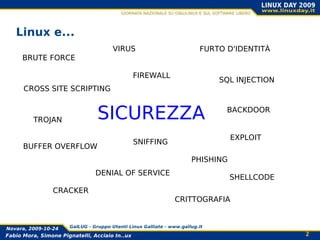 Linux, sicurezza & social hacking | ODP
