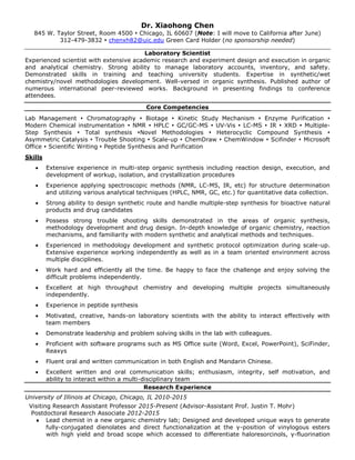 Xiaohong-Chen-Resume | PDF
