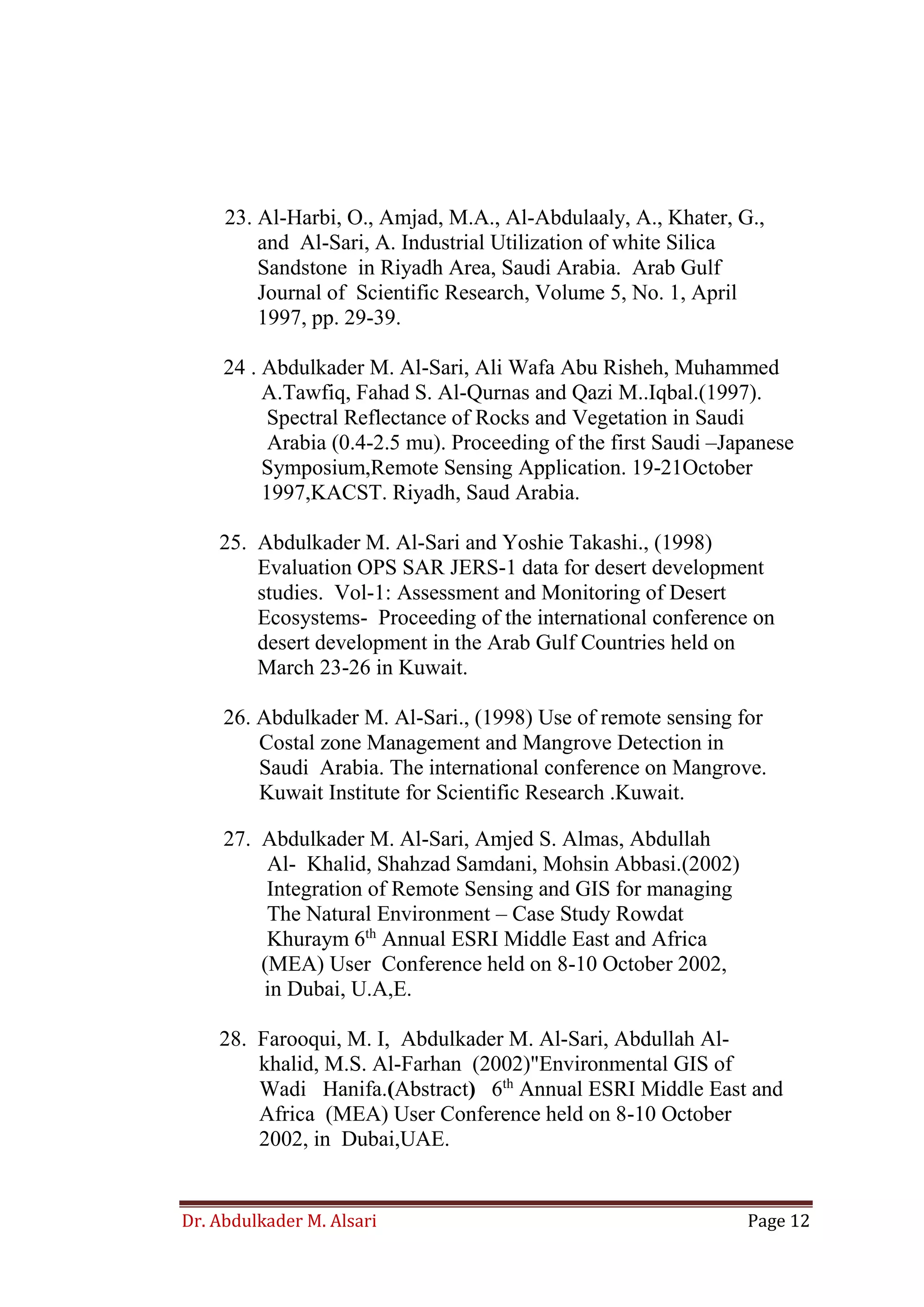 alsari CV last2015 | PDF