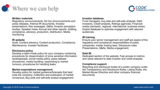 Investor Relations_Cook-Comm | PPT