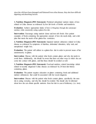 Celiac Disease Case Study | DOCX