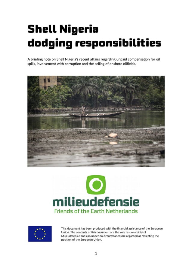 Shell Nigeria dodging responsibilities | PDF