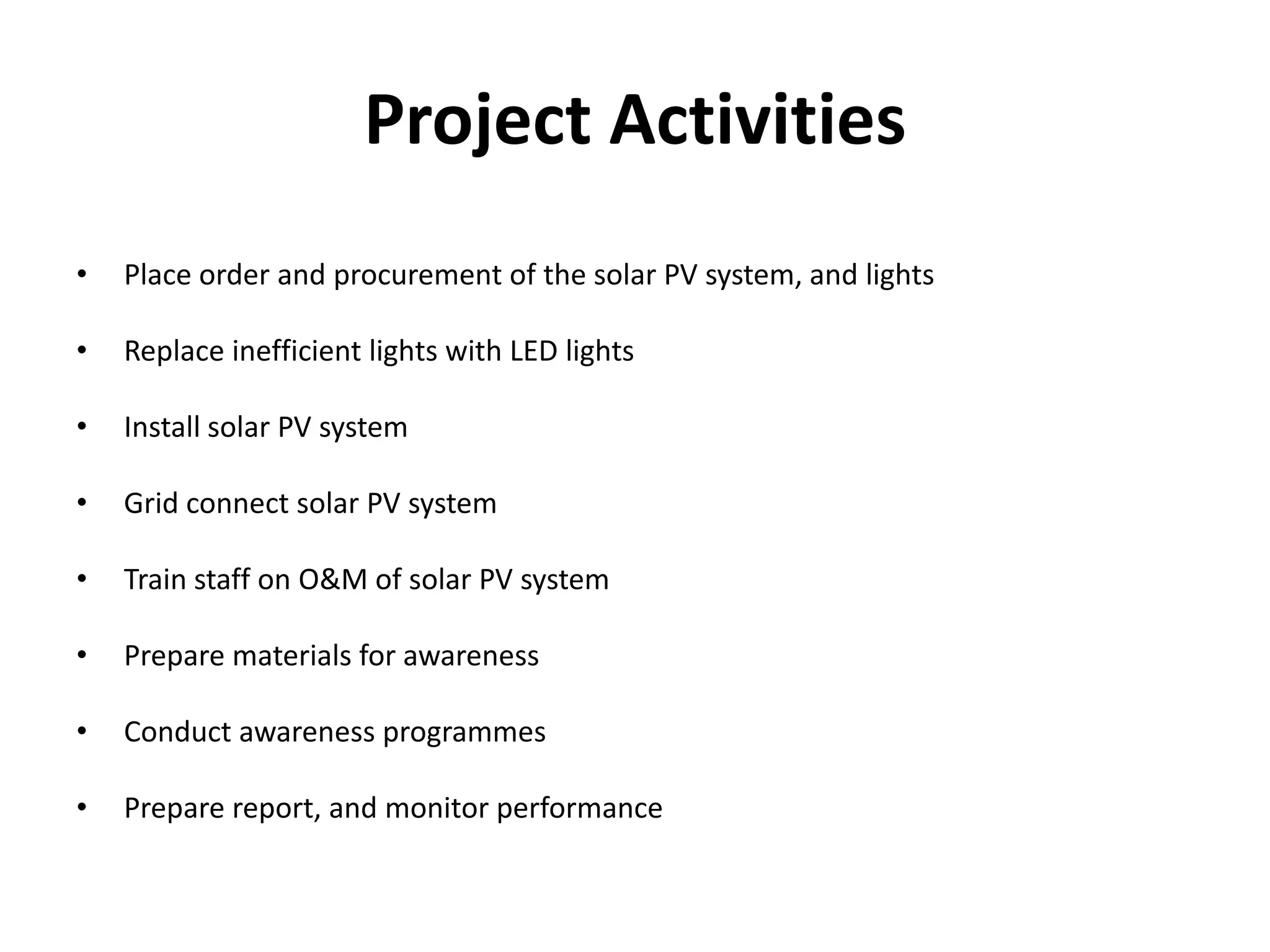 Presentation of Green School Project by ADRC | PPT | Free Download