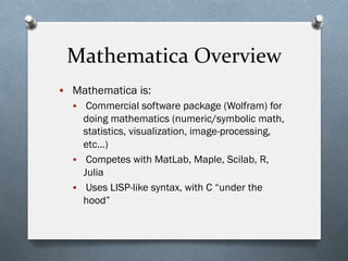 Clojuratica - Mathematica and Clojure | PPT
