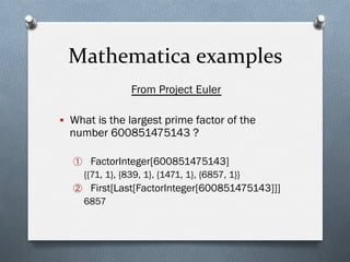 Clojuratica - Mathematica and Clojure | PPT