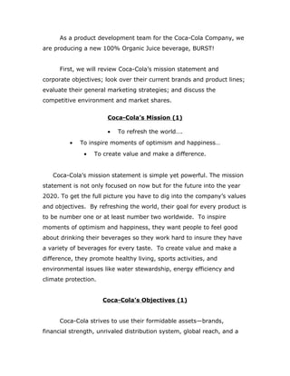 MarketingPlanforBurstFinal | PDF