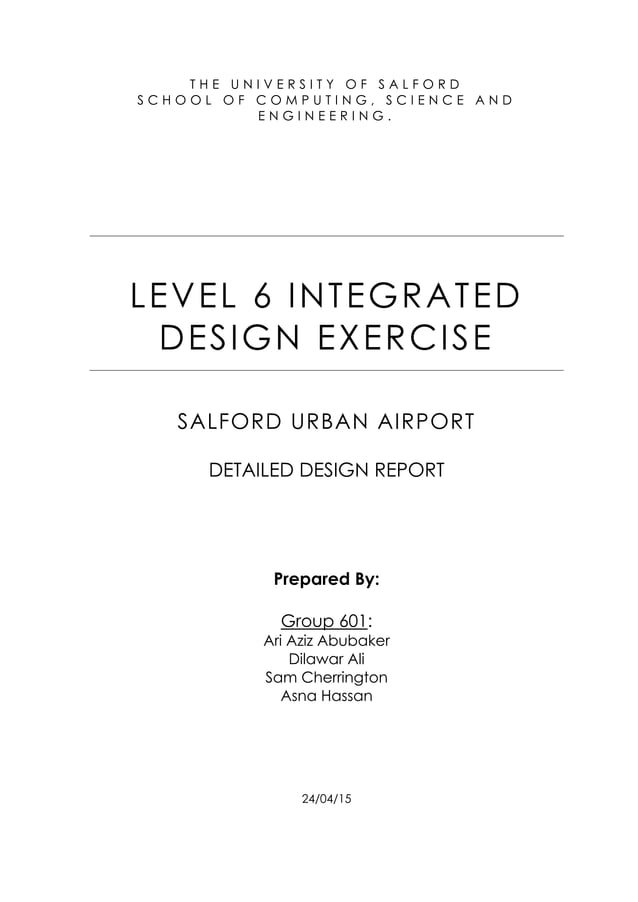 Detailed design report | PDF